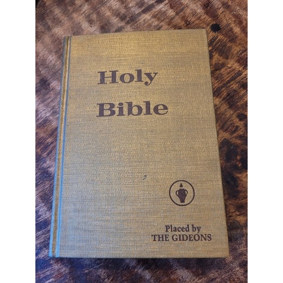 Other | Holy Bible Placed By The Gideons Gold Hardback | Poshmark